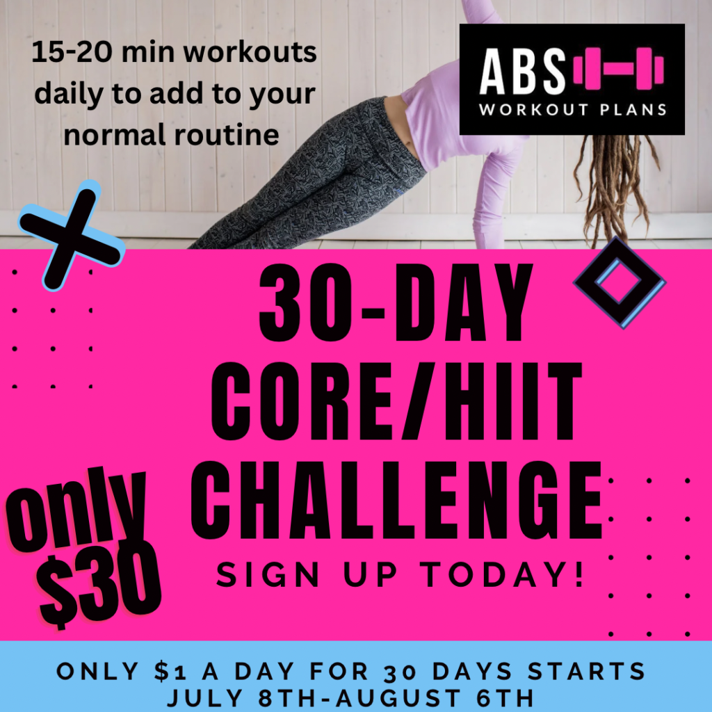 30 Day Core Challenge – Abs Workout Plans